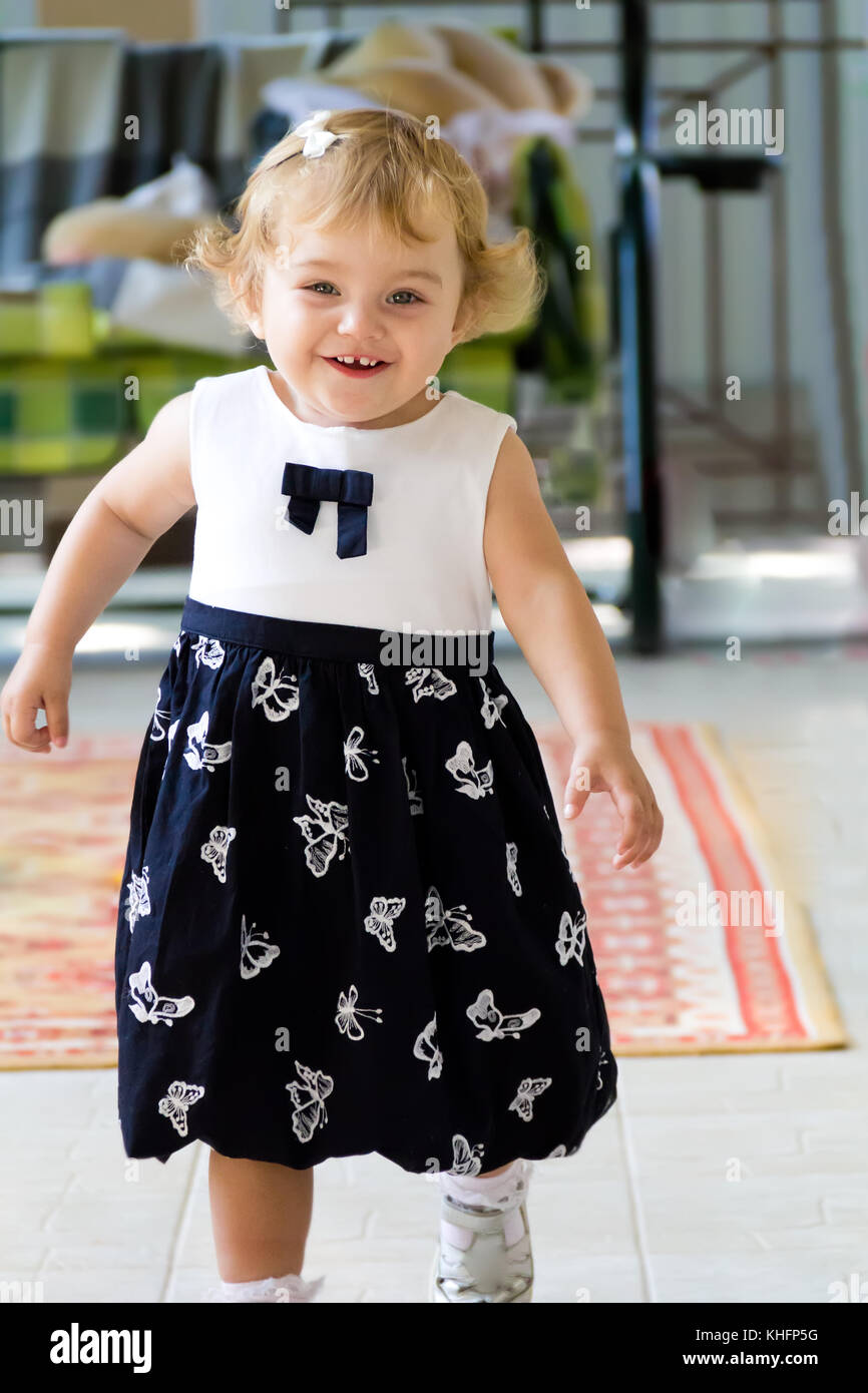 Image of the beautiful cute infant girl Stock Photo - Alamy