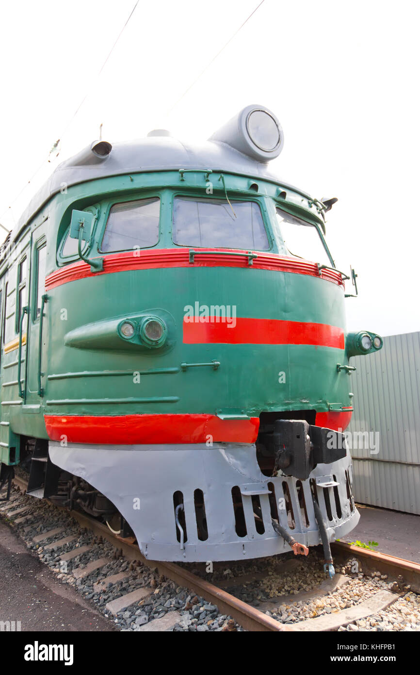 Photo of Russian rail road locomotive Stock Photo - Alamy