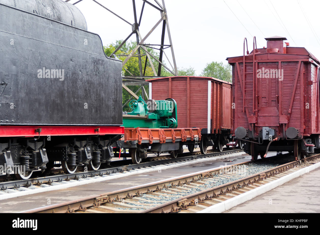 Photo of the Russian rail road coach Stock Photo - Alamy