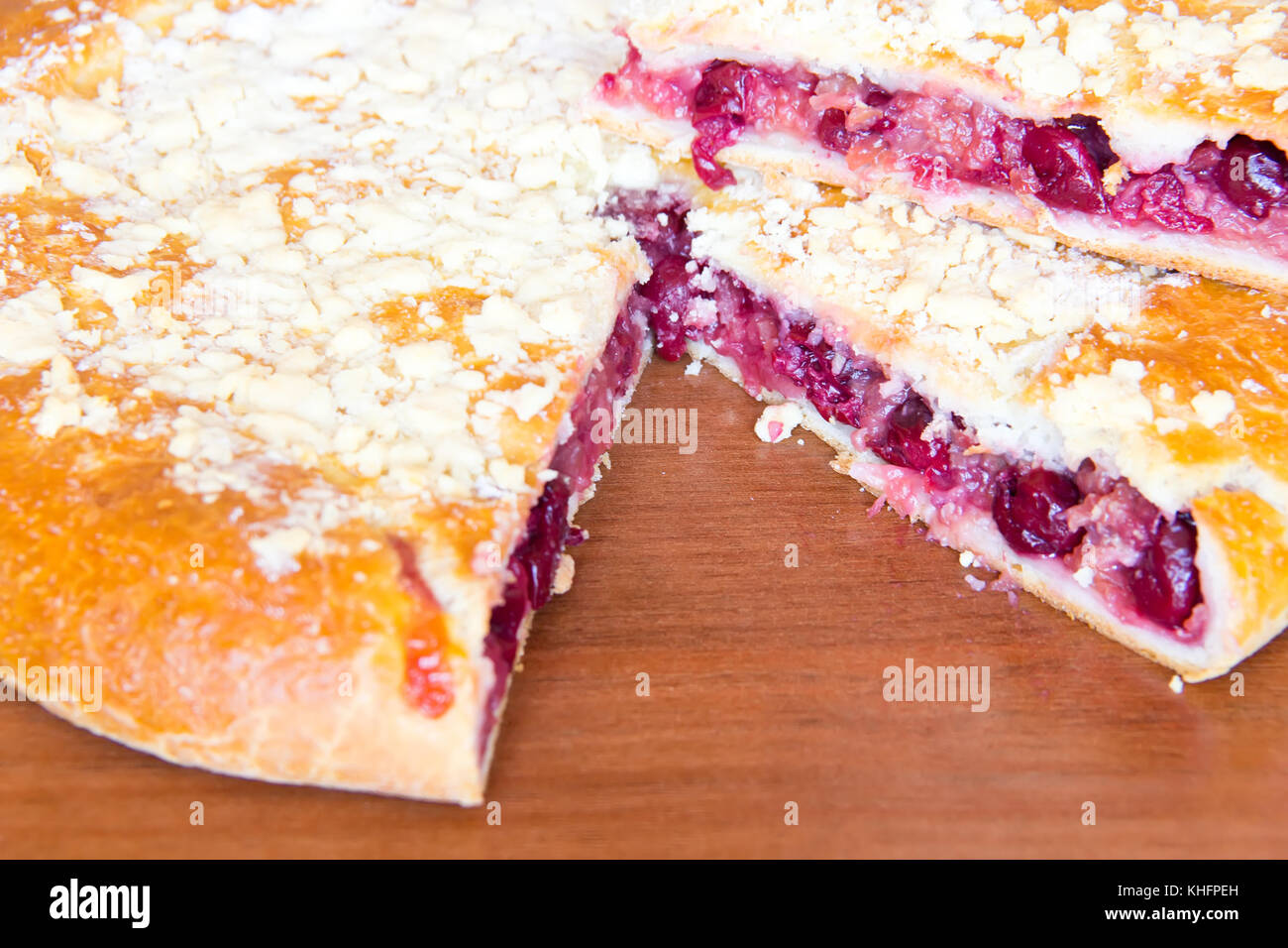 Photo of Russian Traditional handmade ruddy pie Stock Photo - Alamy