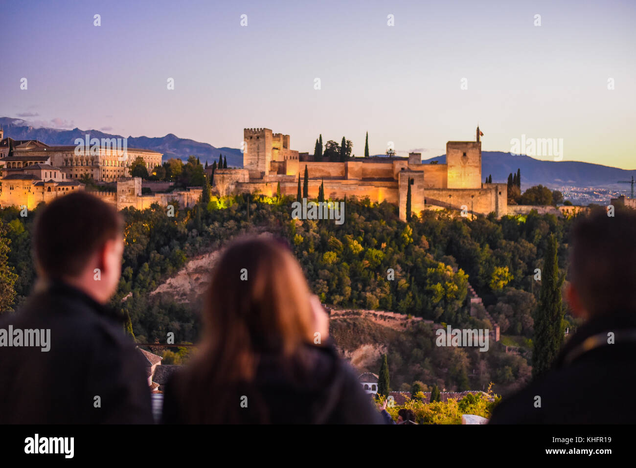 Alhambra palace granada winter hi-res stock photography and images - Alamy