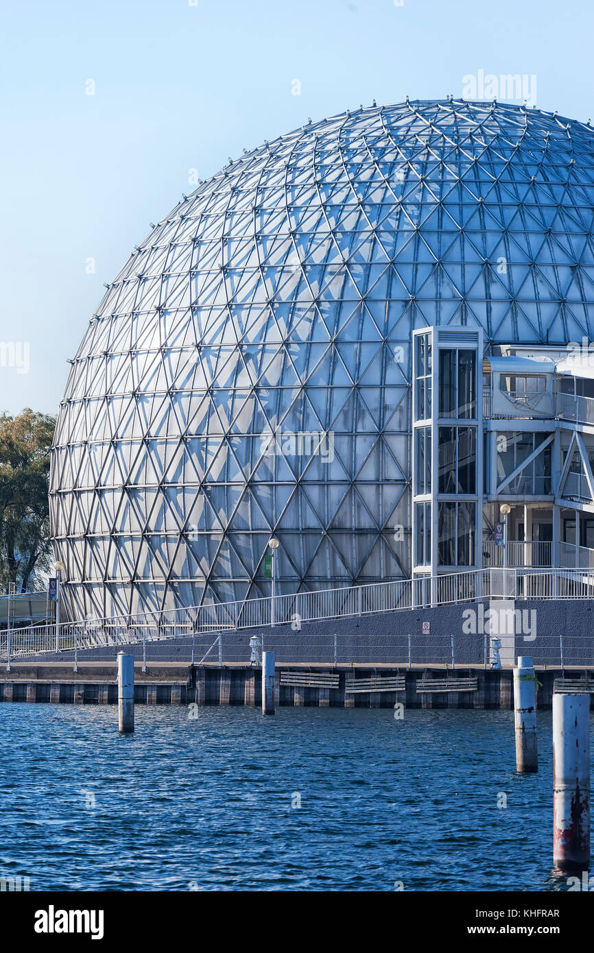 Ontario Place Toronto Ontario Canada. A geodesic dome containing the ...