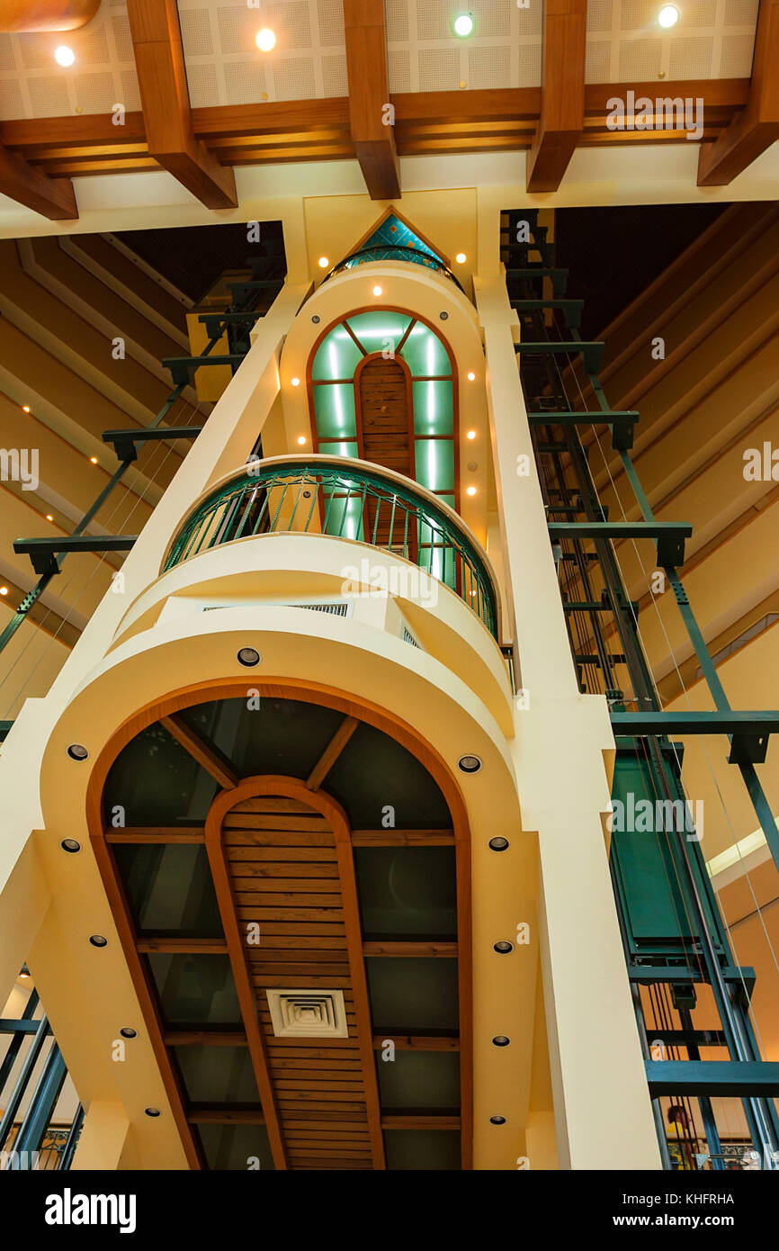 Modern elevator in hotel Stock Photo - Alamy