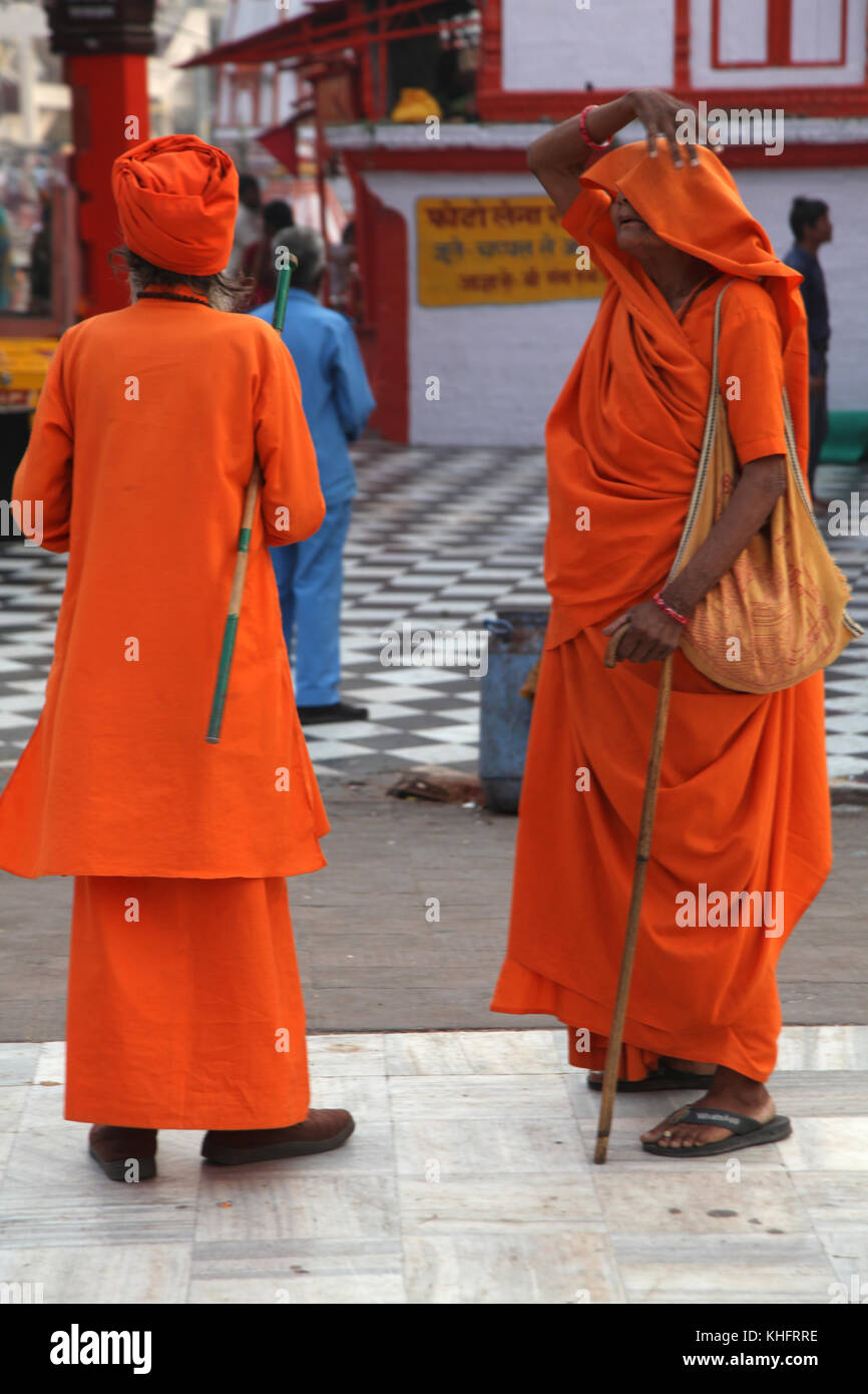 Sadhu (Baba), Indian Holy Man, Badarinath, Himalayas, India (© Saji ...