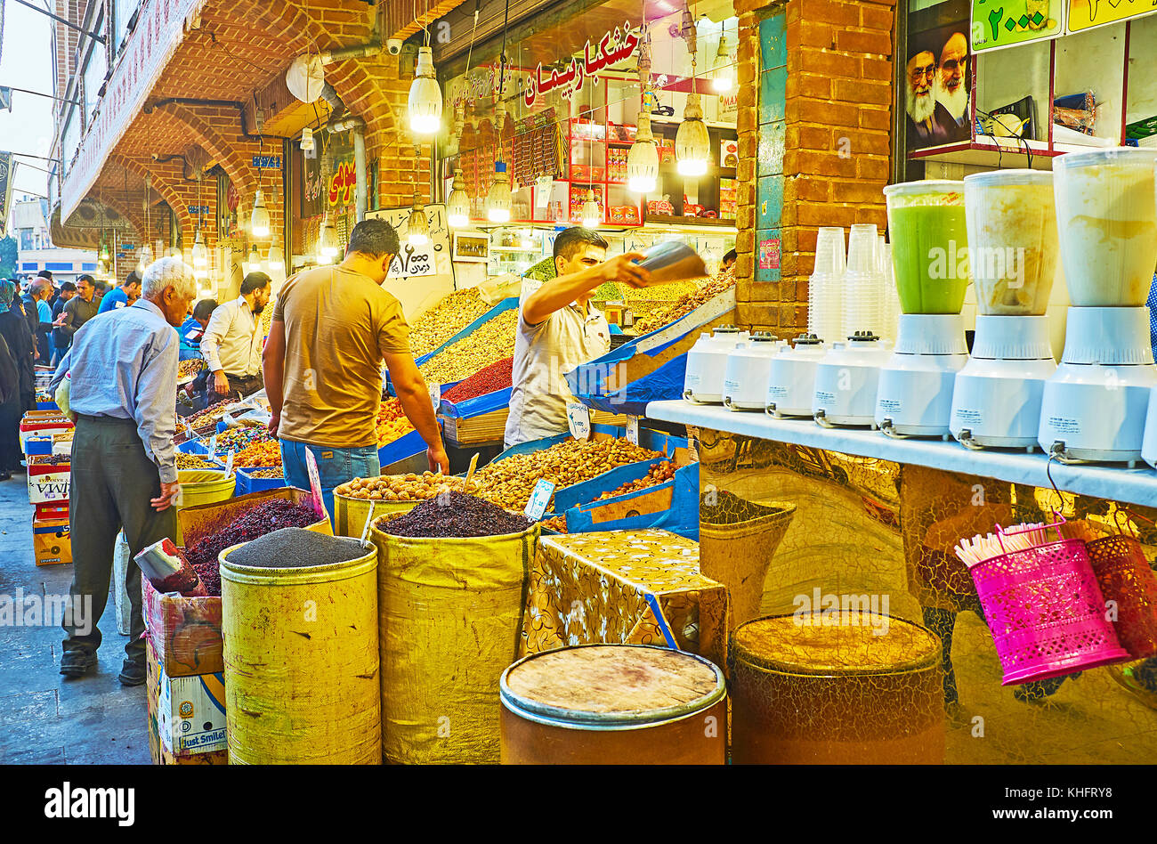 Tehran iran bazaar market fruit hi-res stock photography and images - Alamy