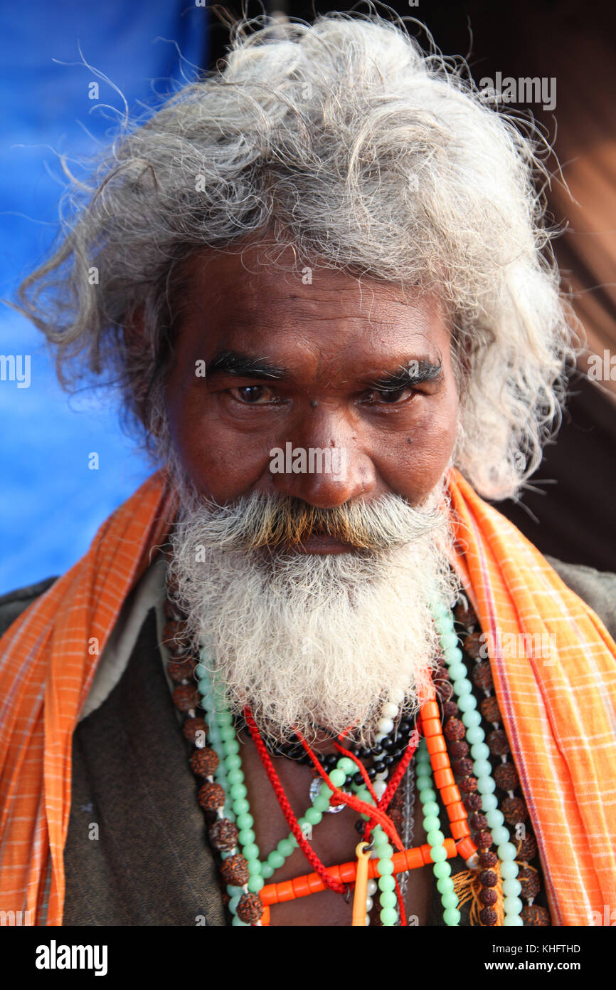 Sadhu (Baba), Indian Holy Man, Badarinath, Himalayas, India (© Saji ...