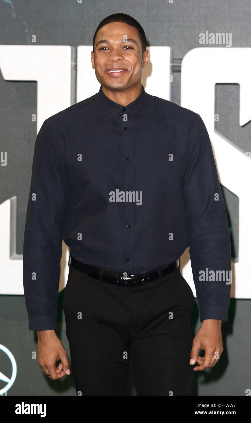 London, UK. Ray Fisher at the Justice League Photocall at The College ...