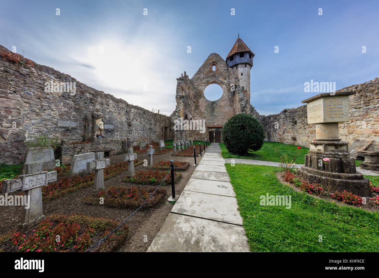 Carta, Romania. The old ruined cistercian abbey from Transylvania Stock ...