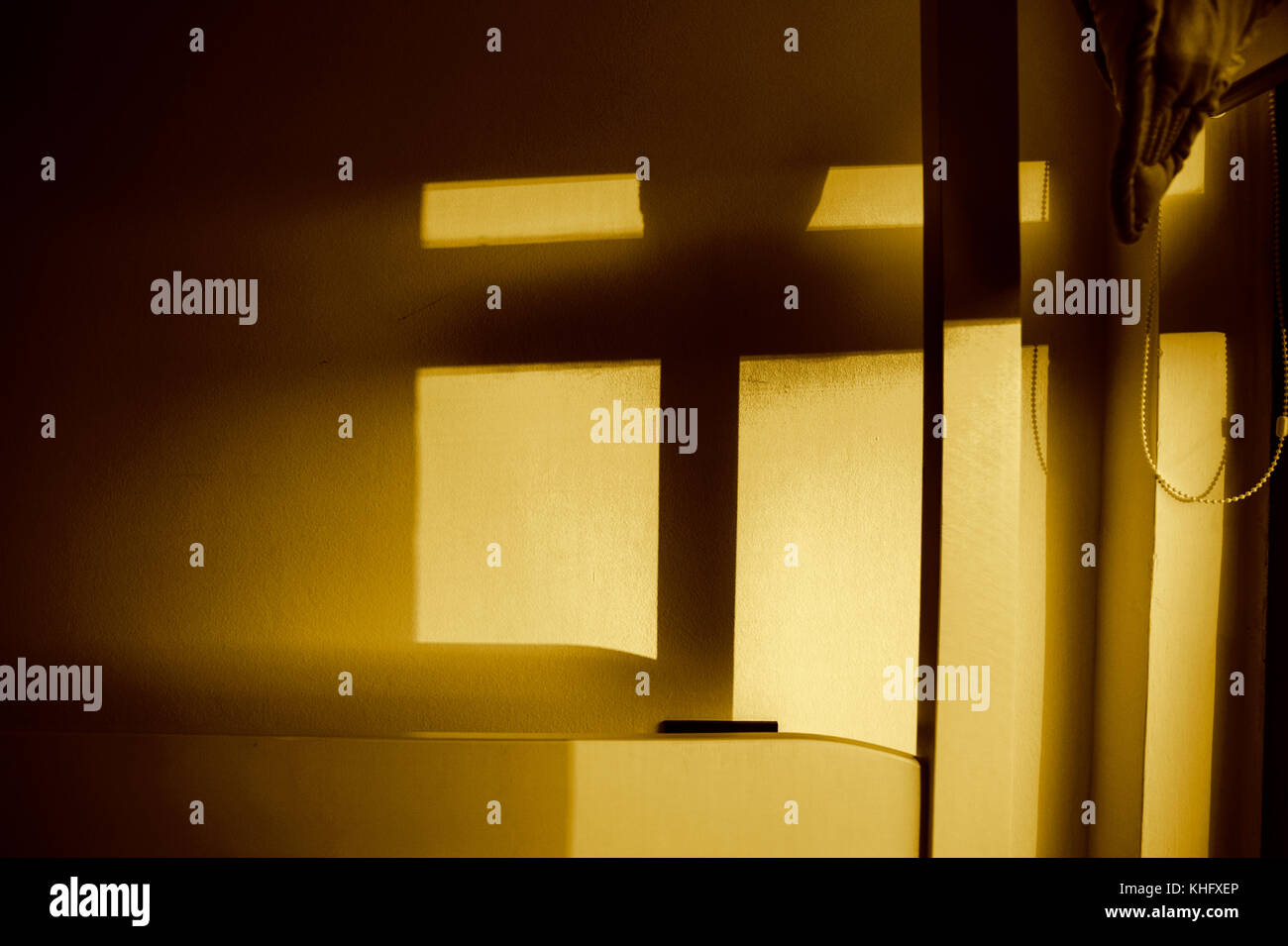 Wall reflectance. Conceptual Representation of observation Stock Photo ...