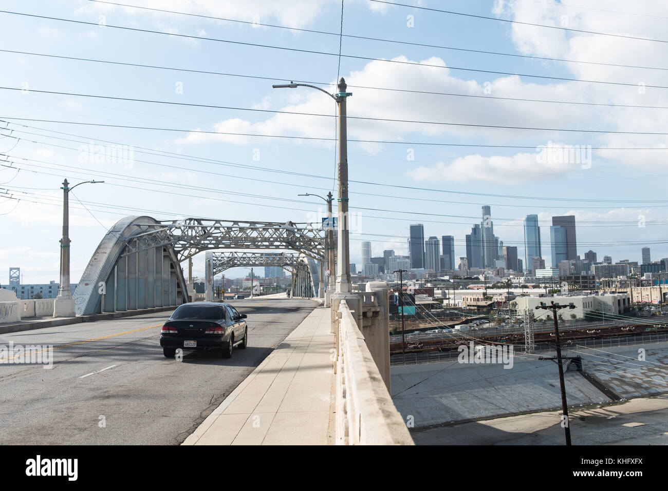 6th street bridge in Los Angeles. Now demolished the Sixth Street ...