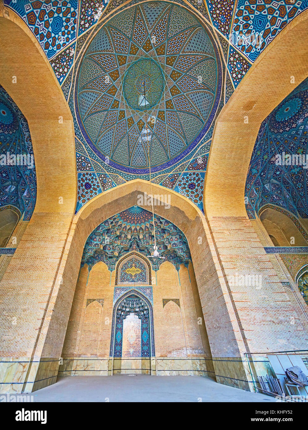 TEHRAN, IRAN - OCTOBER 11, 2017: The arched construction of summer ...
