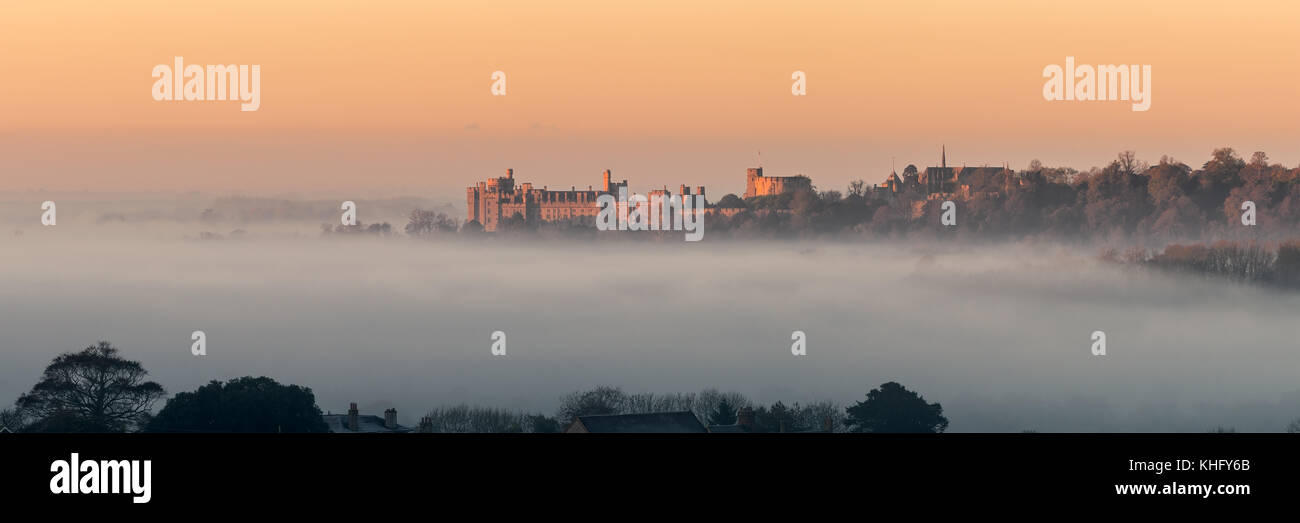 Arundel Castle Morning Stock Photo - Alamy