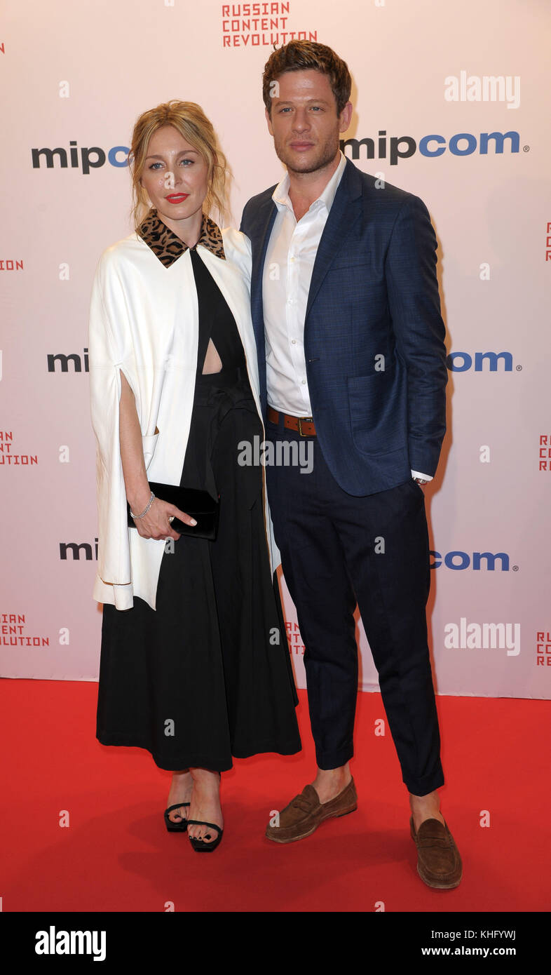 MipCom 2017 - Opening Cocktail Red Carpet - Arrivals Featuring: Juliet ...