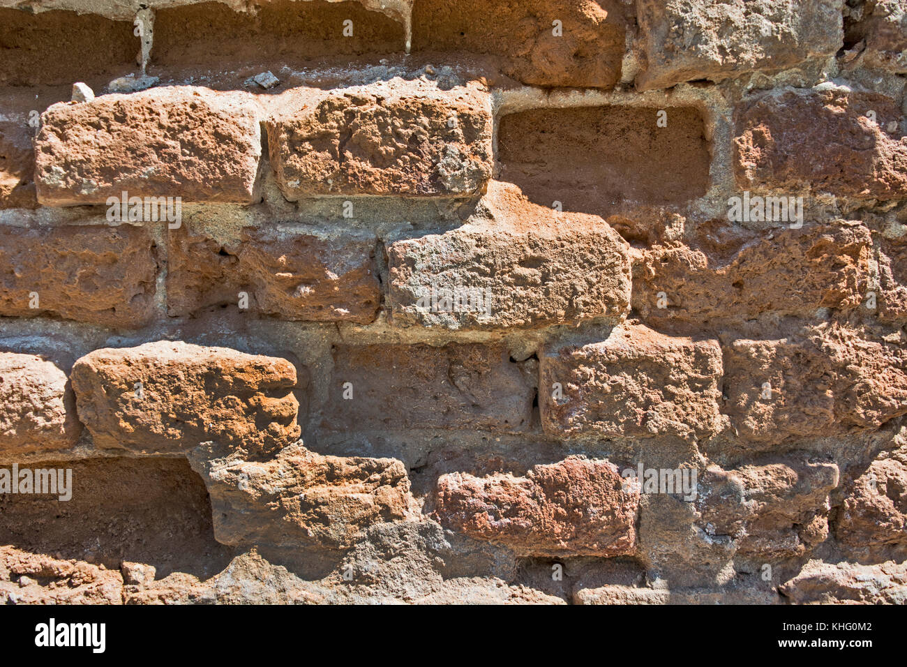 Dangerous and decrepit facade wall of the old house Stock Photo - Alamy