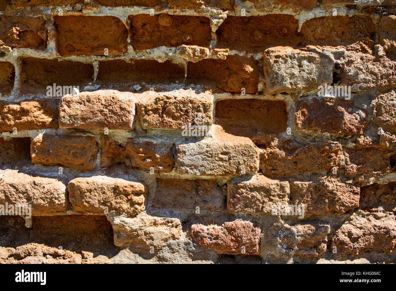 Dangerous and decrepit facade wall of the old house Stock Photo - Alamy