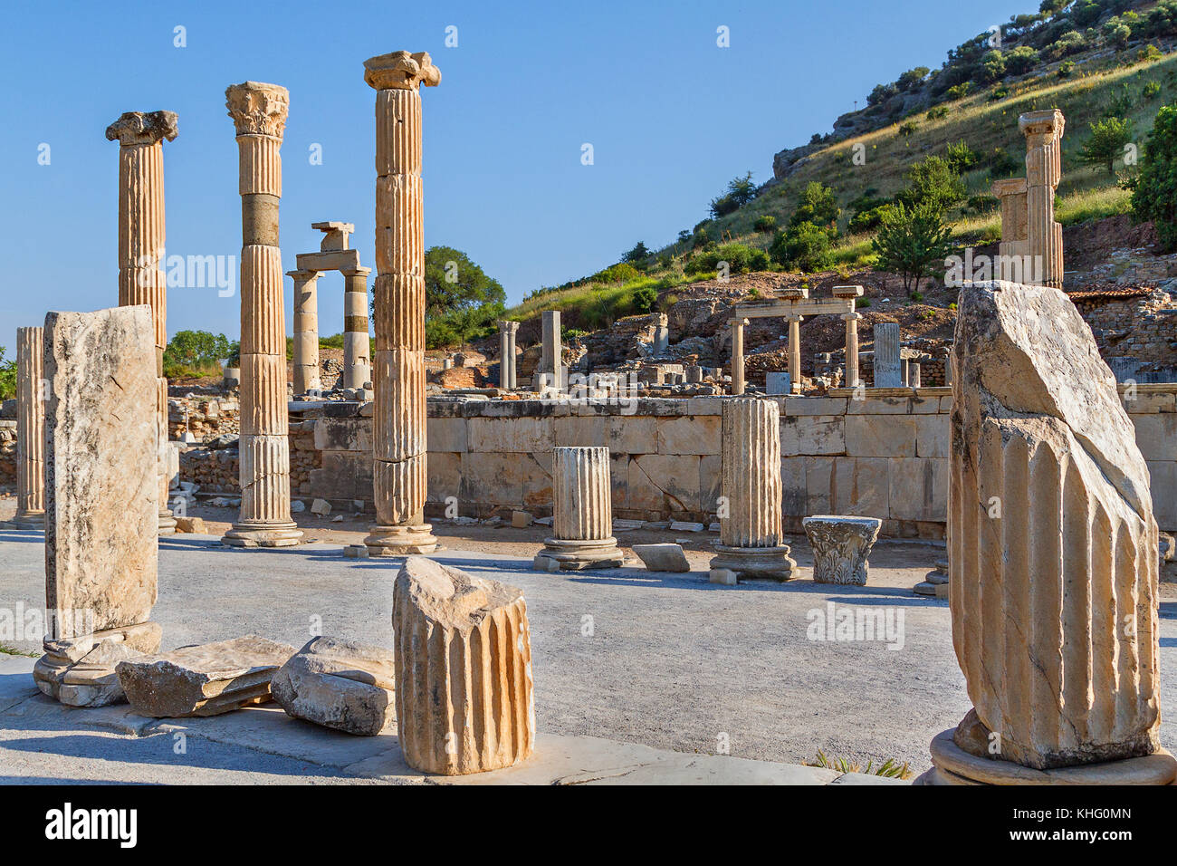 Ruins of Ephesus in Turkey Stock Photo - Alamy
