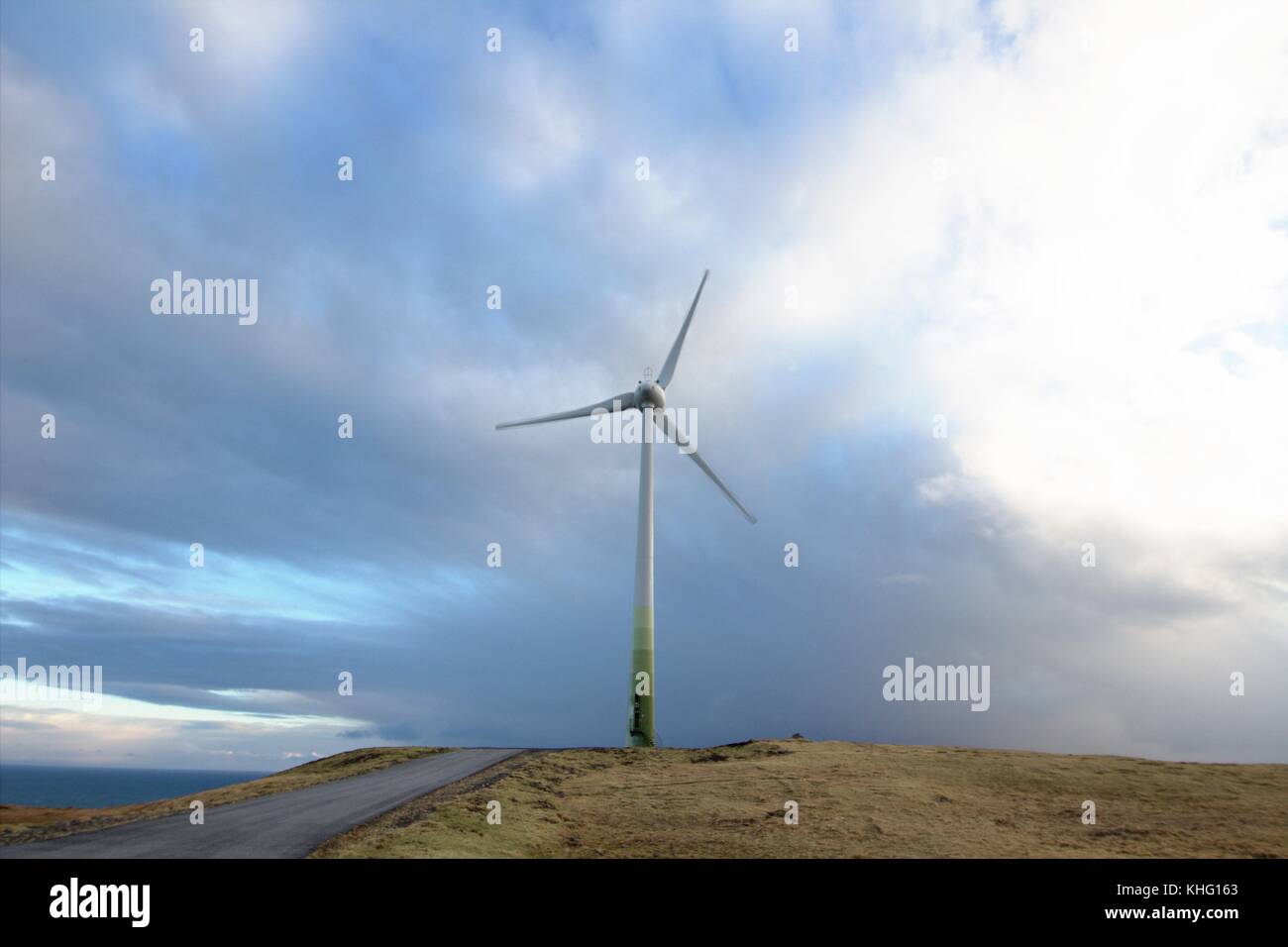 Green energy in the Faroe Islands Stock Photo - Alamy