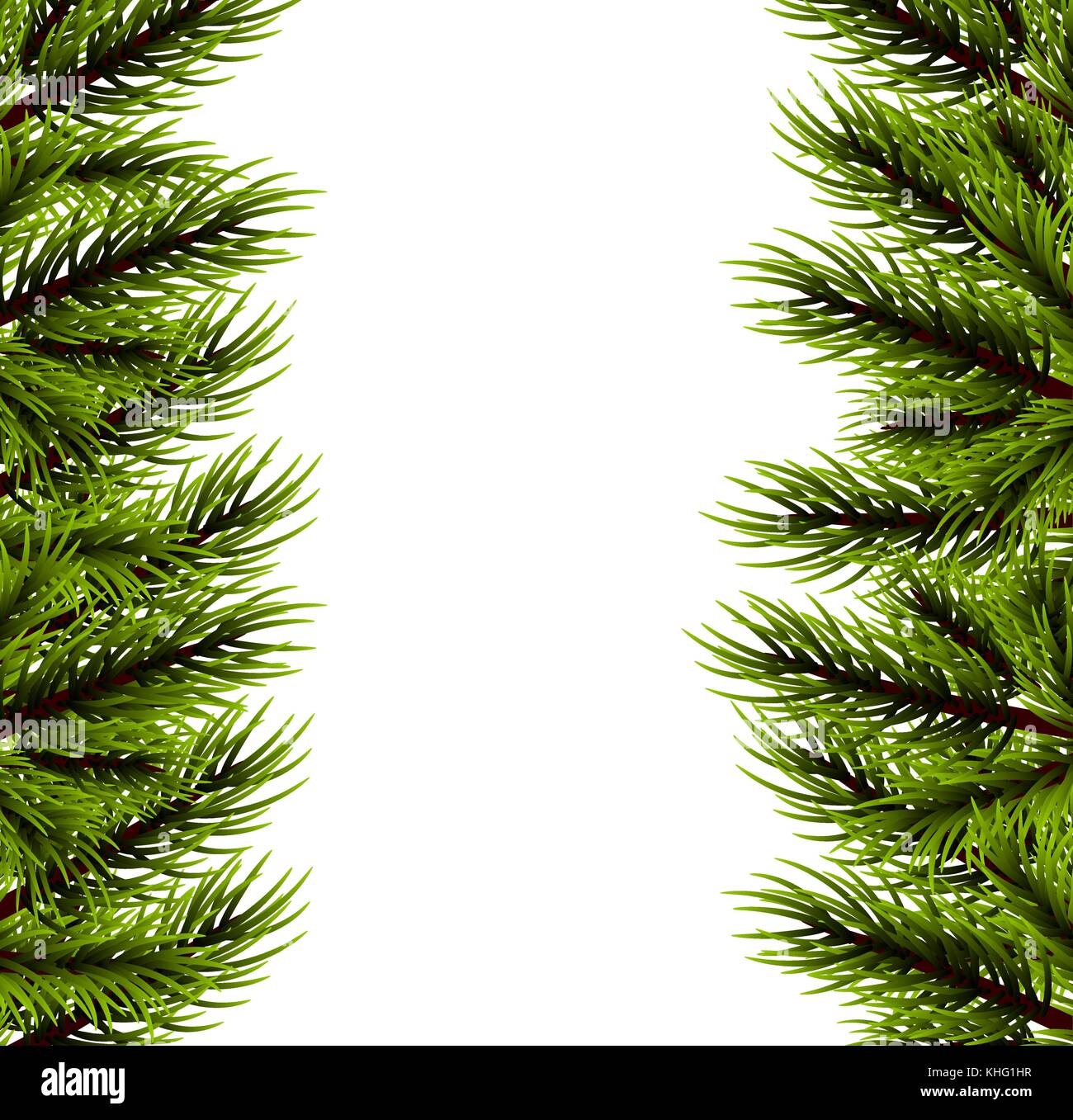 Christmas fluffy tree template Stock Vector Image & Art - Alamy