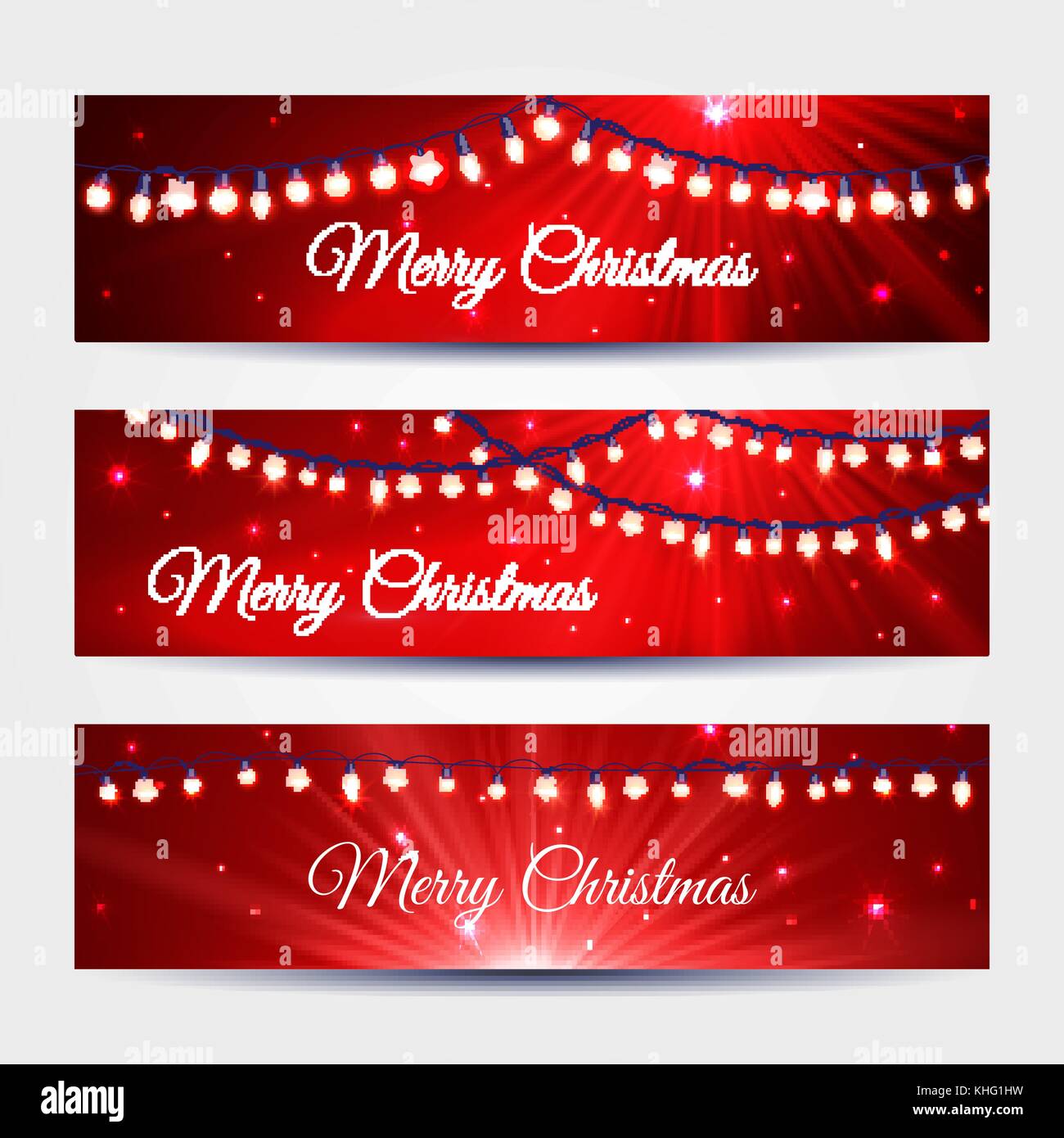 Festive christmas banner template Stock Vector Images - Alamy