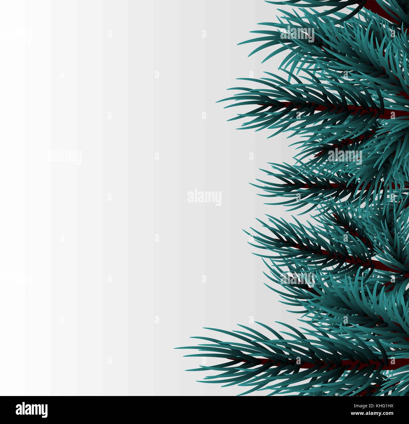 Christmas fluffy tree template Stock Vector Image & Art - Alamy