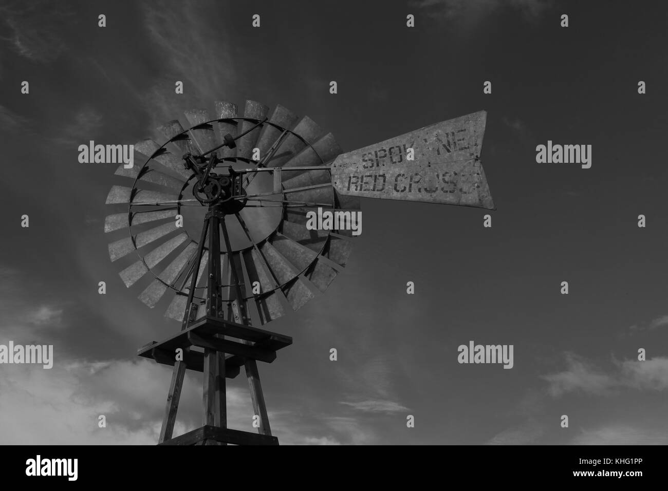 Old Wind Mill Stock Photo - Alamy