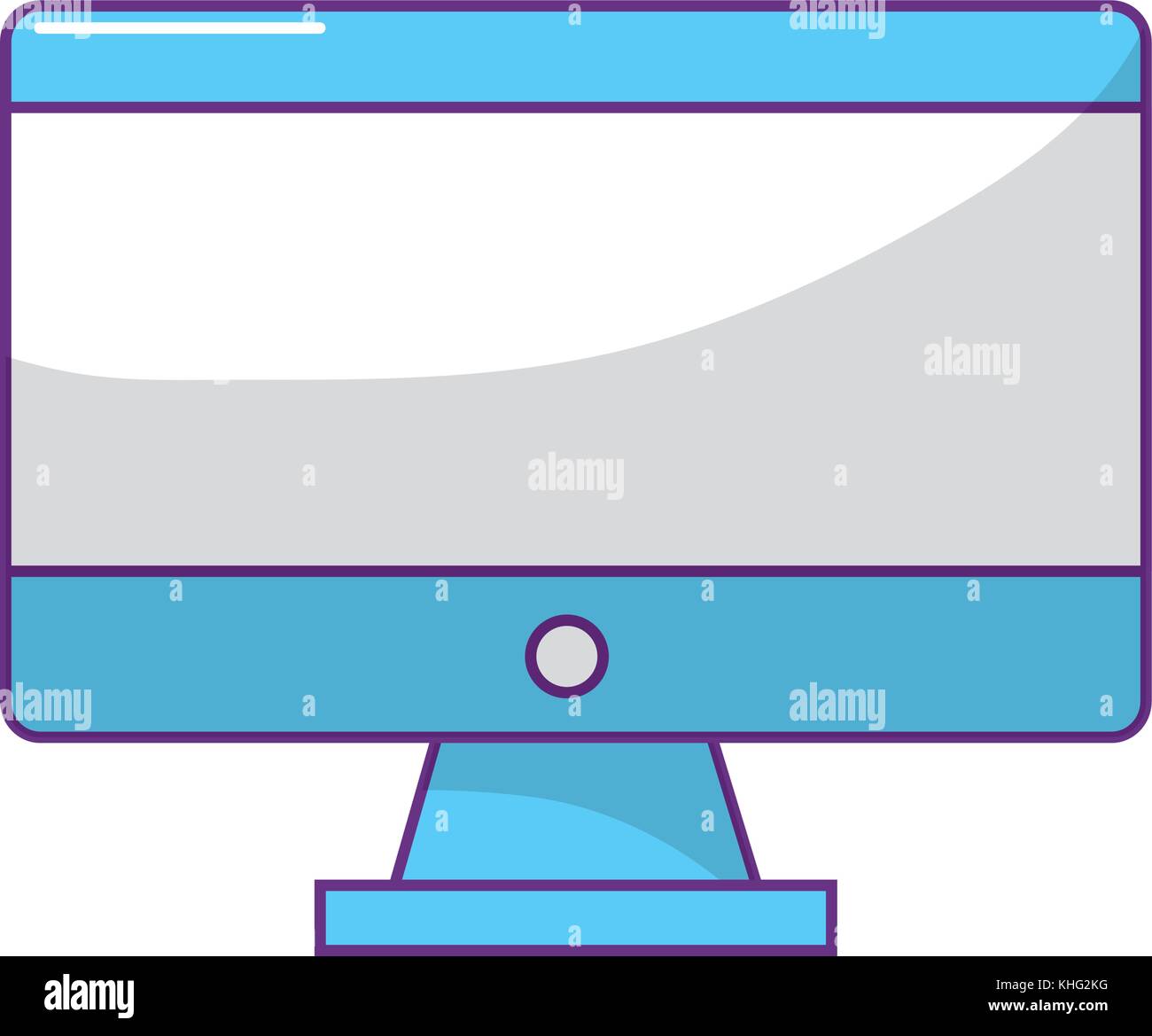 Computer of device gadget technology and electronic theme Isolated ...