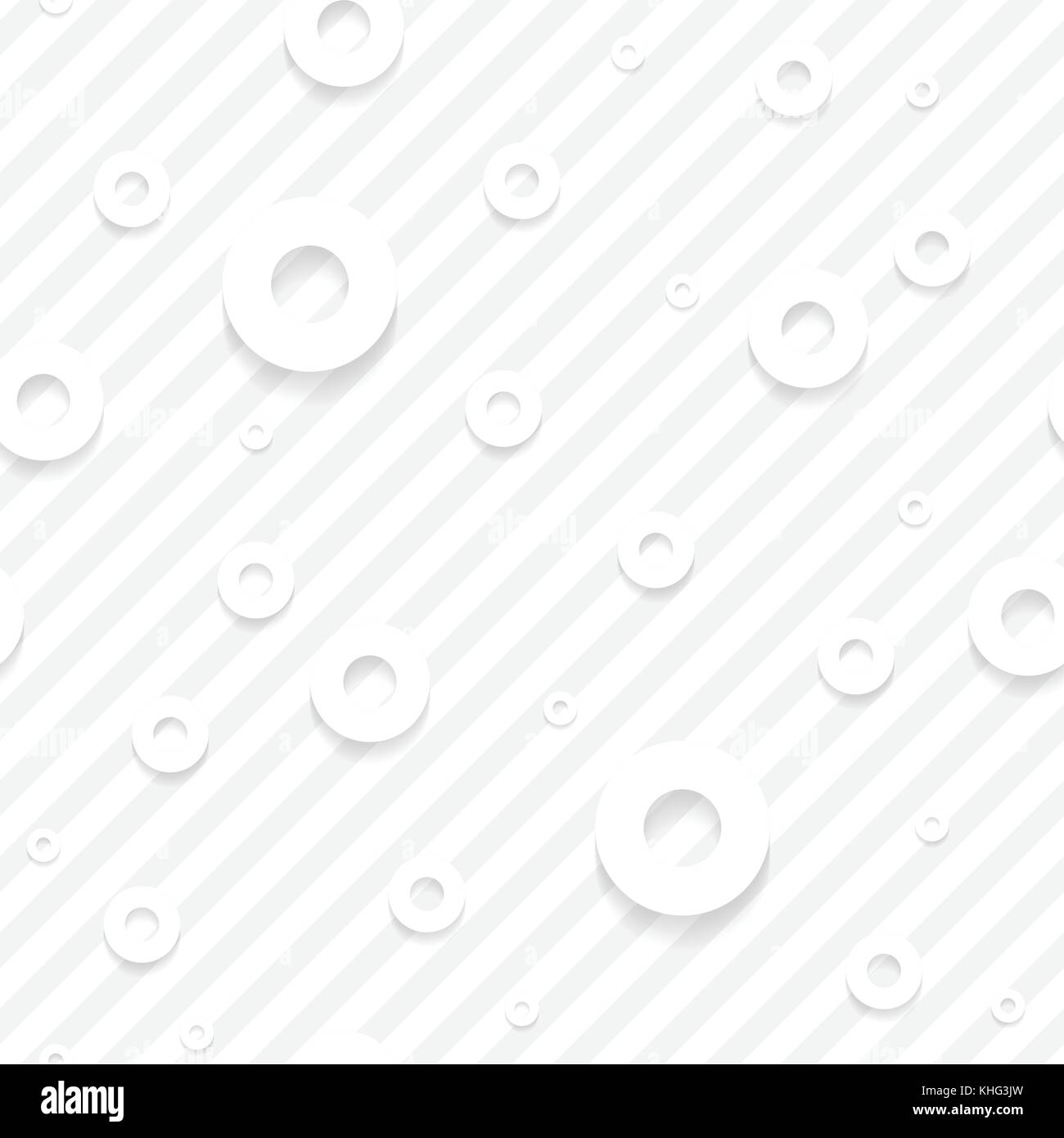 Grey white geometric seamless pattern design with stripes and circles ...