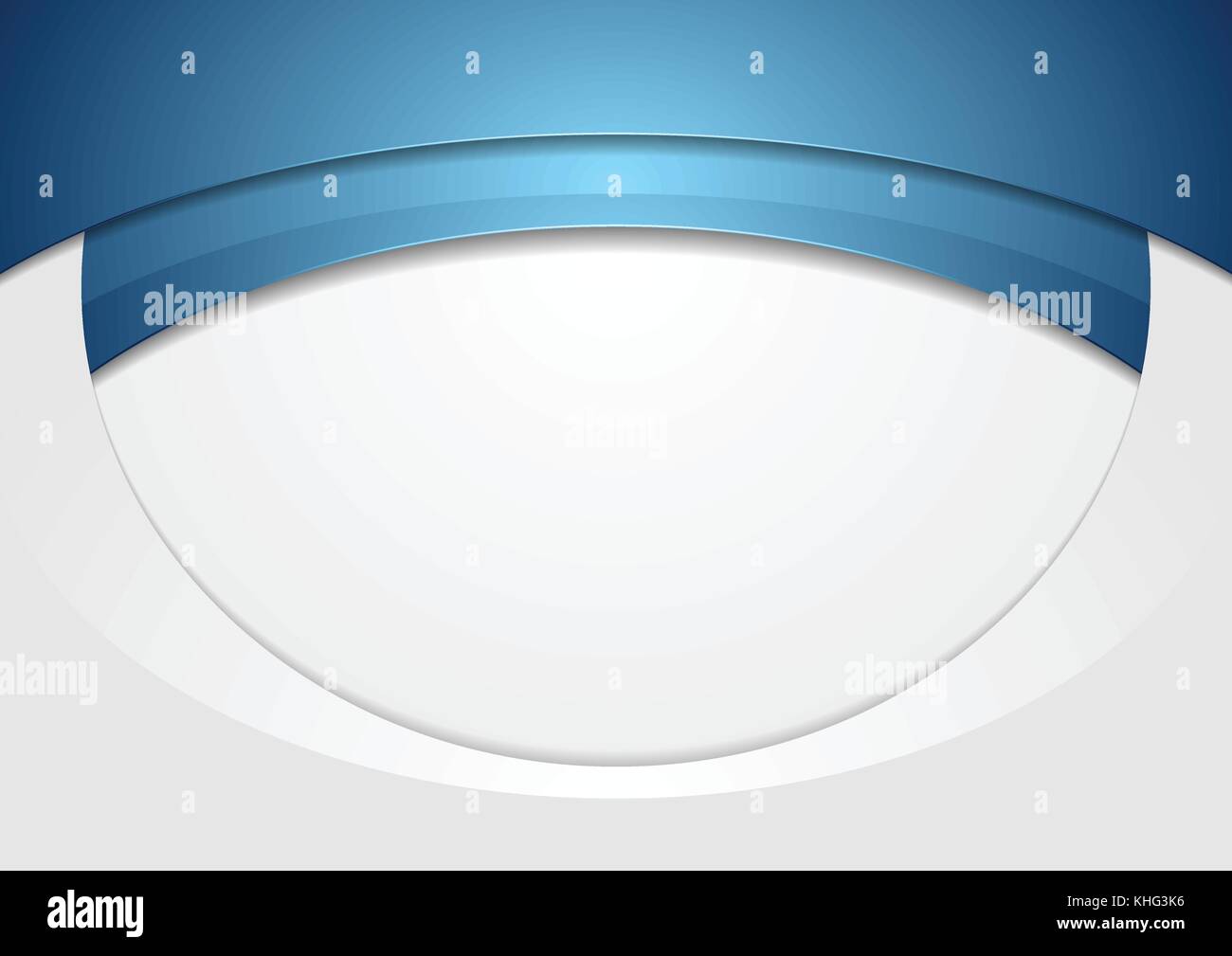 Blue grey abstract wavy corporate background. Vector digital design ...