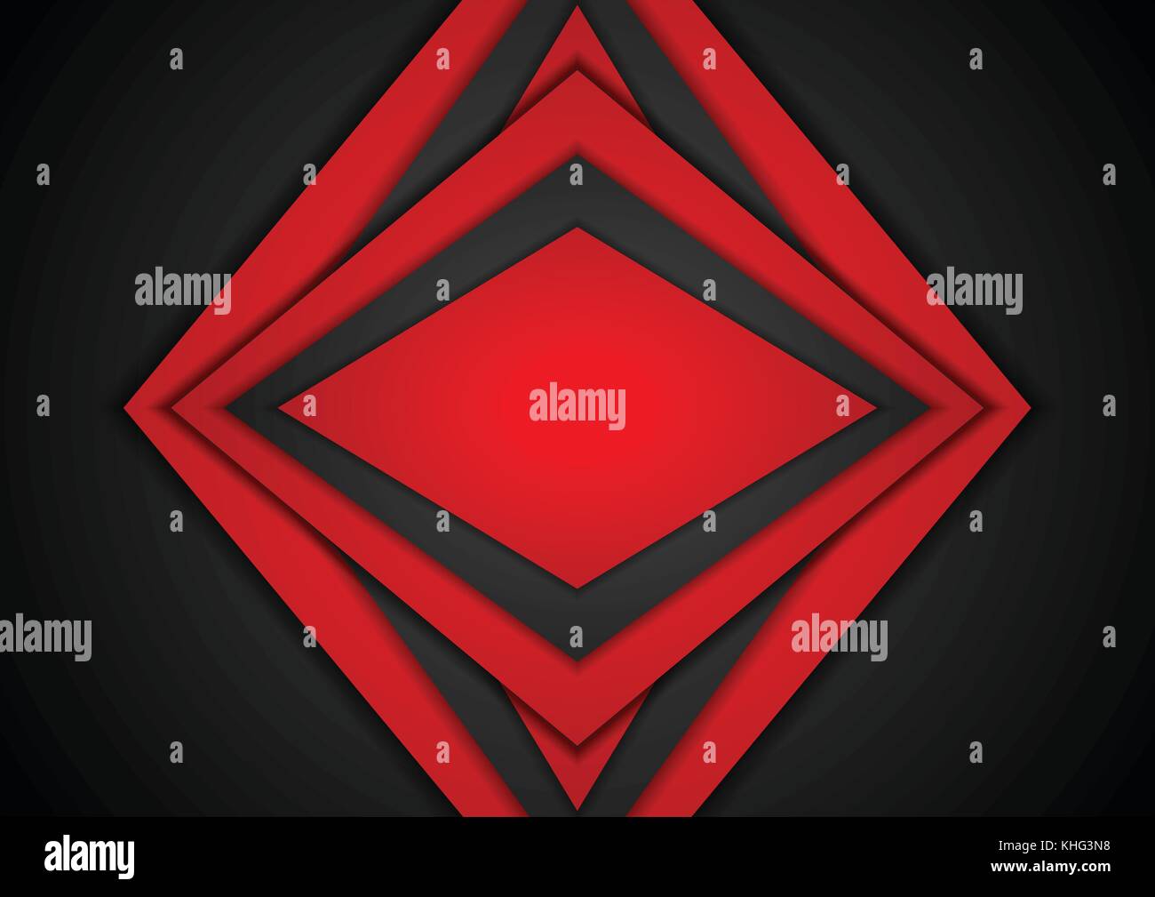 Abstract vector contrast tech background with geometric shapes Stock ...