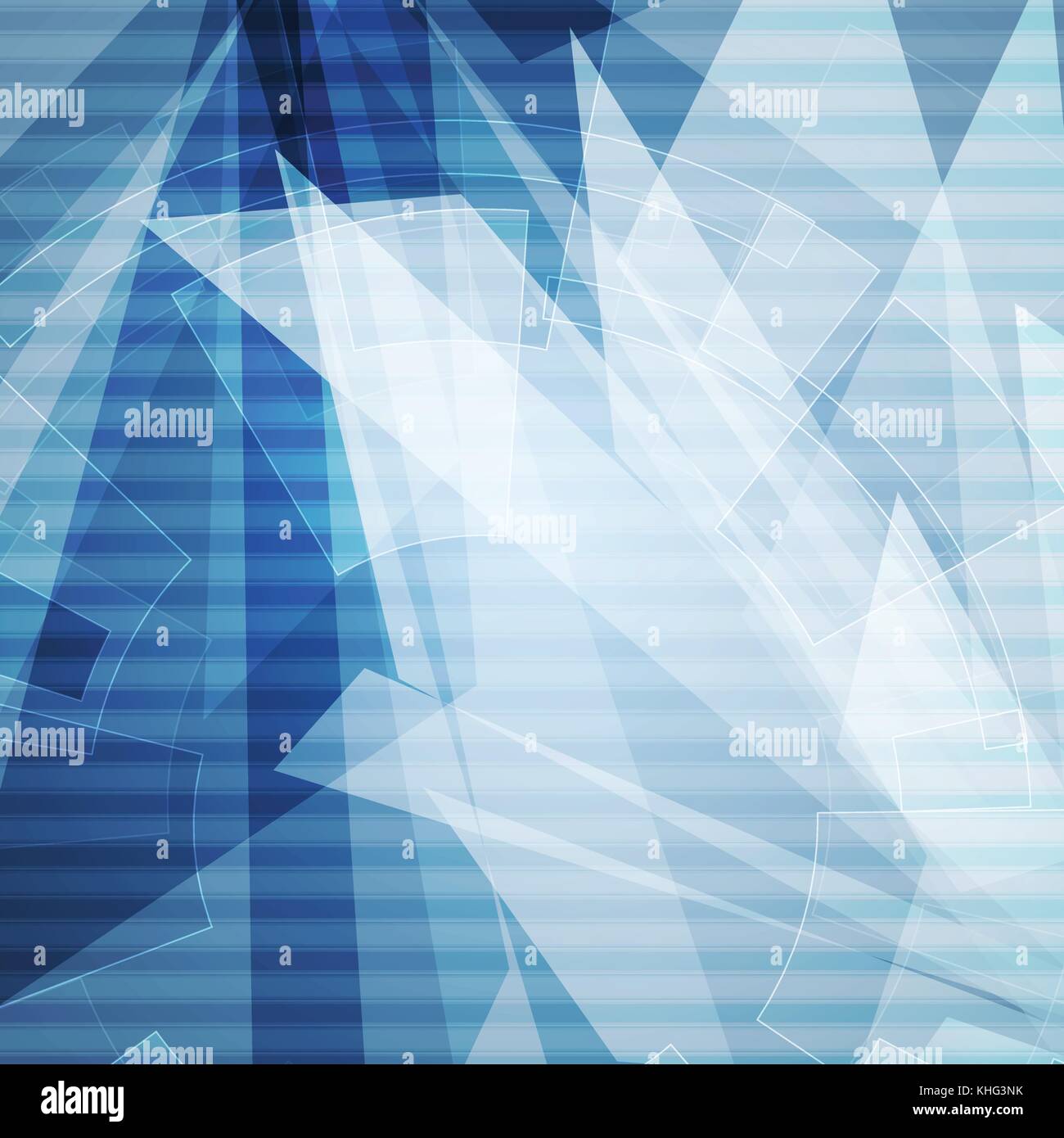 Blue geometric technology background with gear shape. Vector abstract ...