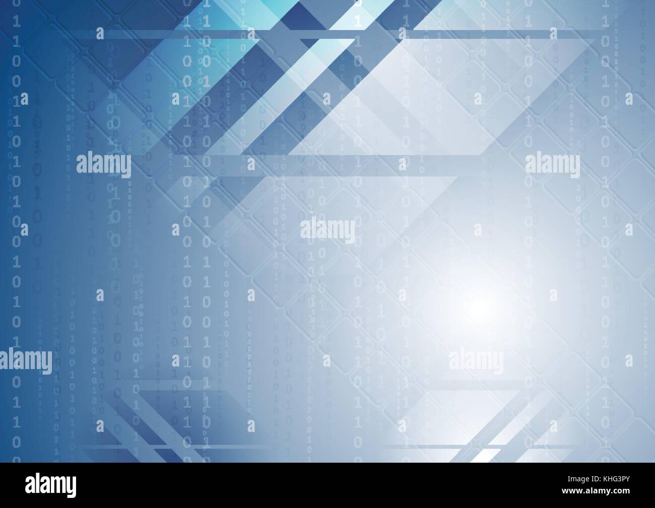 Abstract bright blue technology vector background Stock Vector Image ...