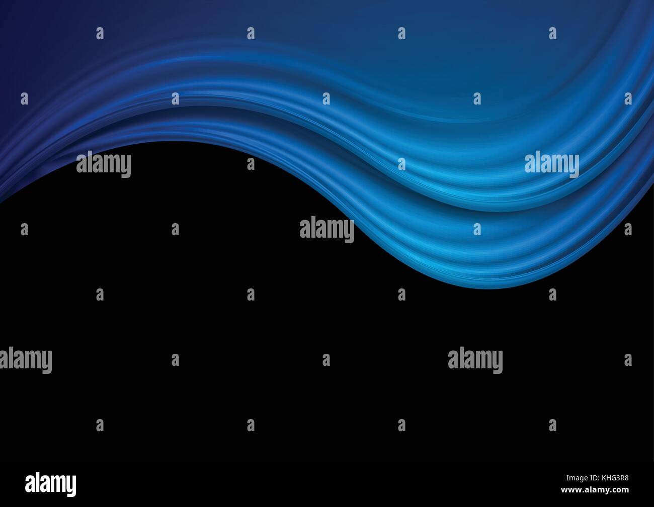 Dark blue abstract waves background. Vector design illustration Stock ...