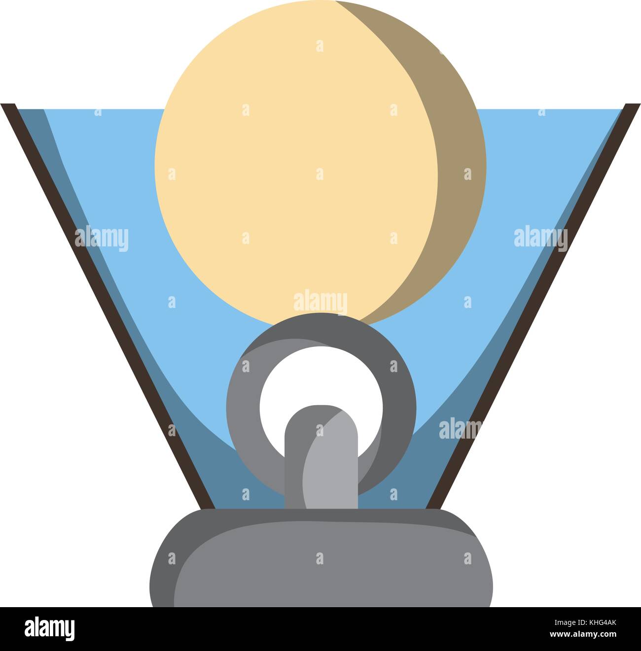 prize object symbol of champion winner vector illustration Stock Vector ...