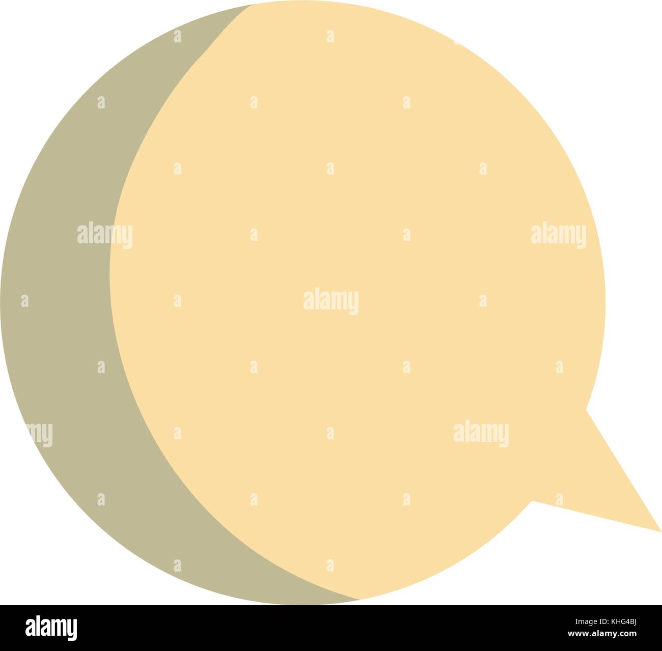 chat bubbles to notes message information vector illustration Stock ...