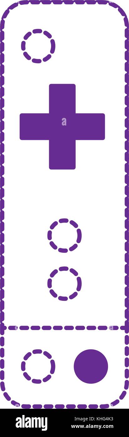 dotted shape controller object to video game console vector ...