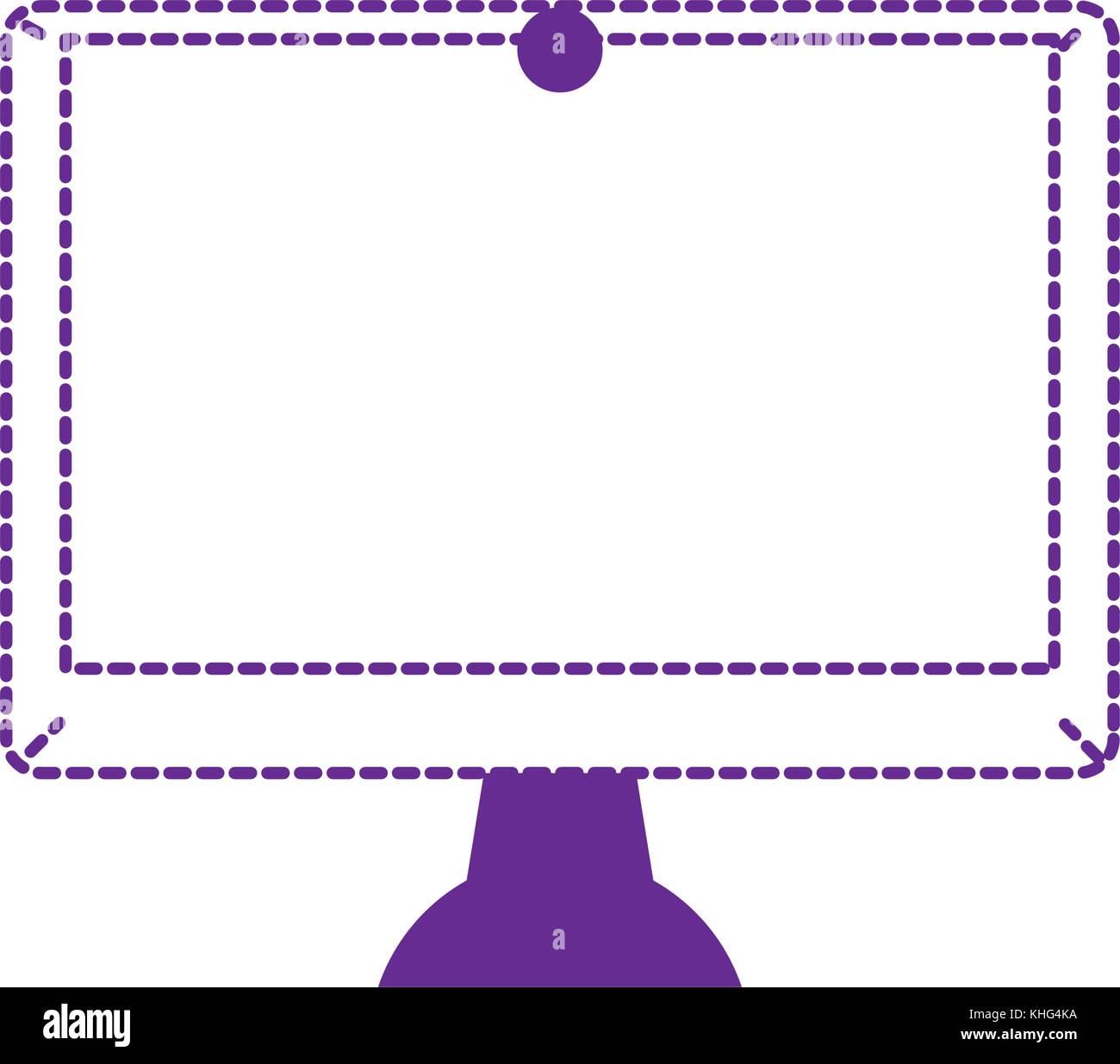 dotted shape screen electronic equipment technology object vector ...