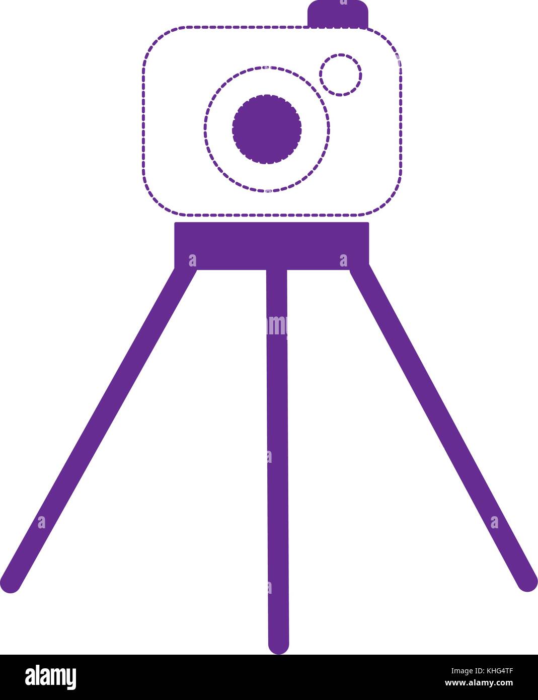 dotted shape digital camera technology object to photograph vector ...
