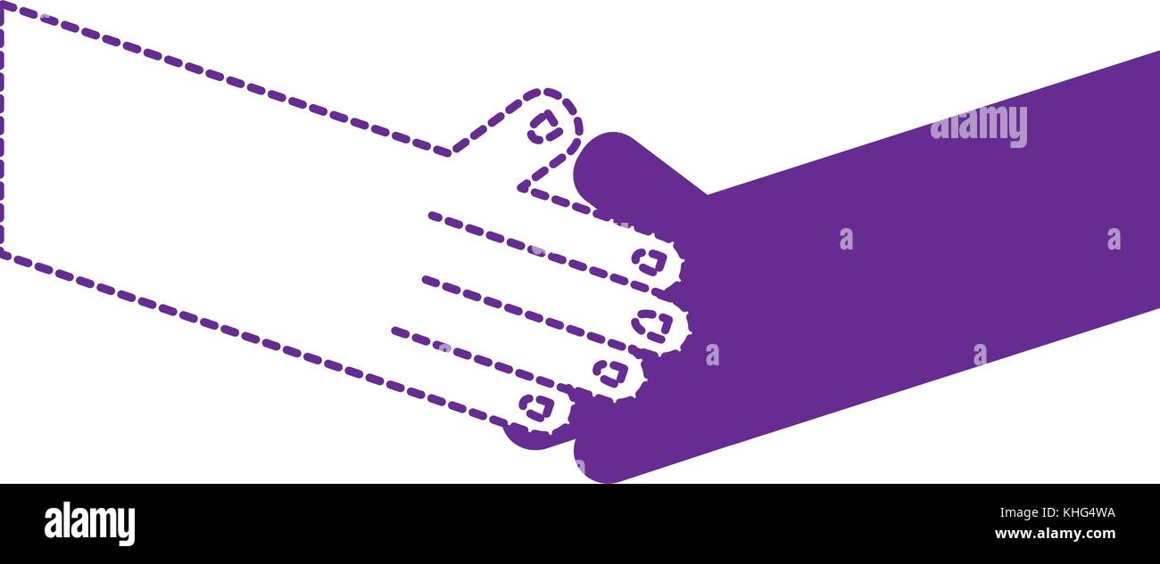 dotted shape humans shaking hands with fingers and nails vector ...