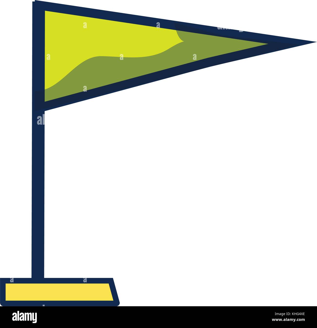 flag decoration celebration style design vector illustration Stock ...