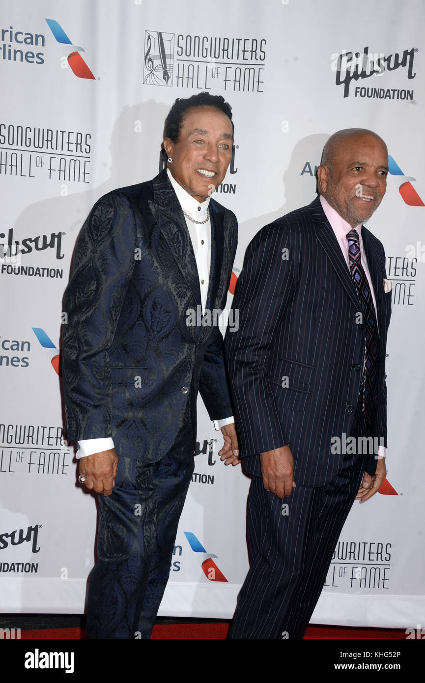 NEW YORK, NY - JUNE 15: Smokey Robinson, Berry Gordy attends the 48th ...