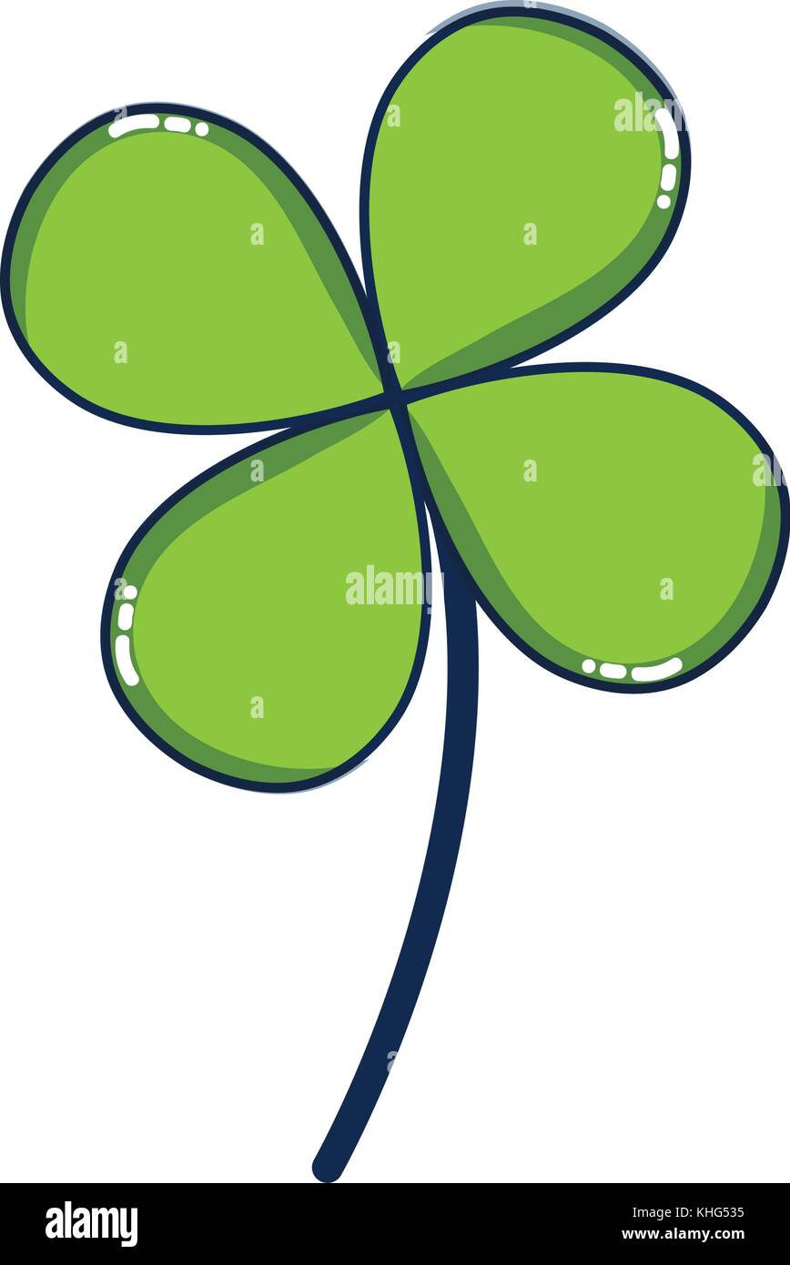 natural clover plant with leaves design vector illustration Stock ...