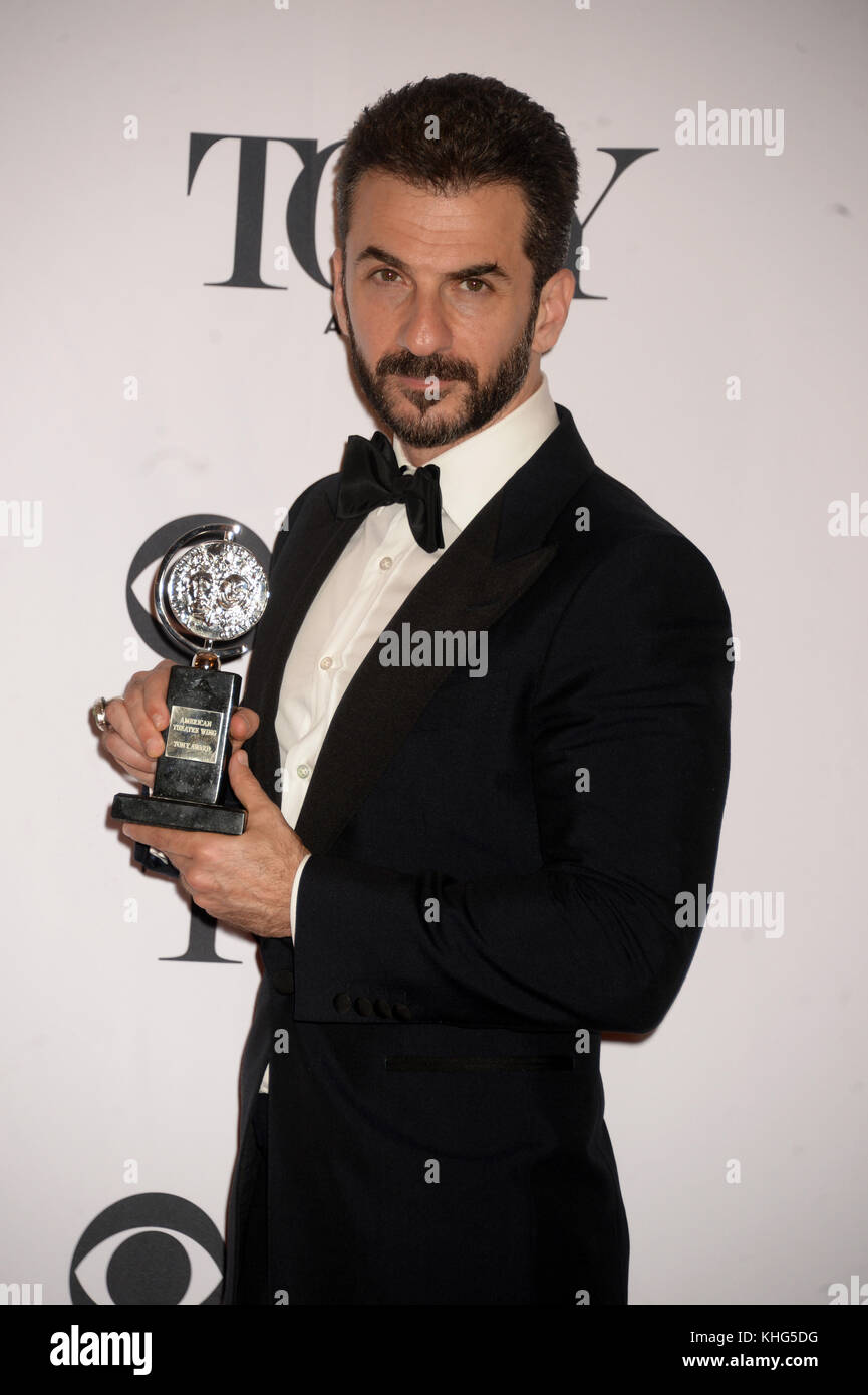 NEW YORK, NY - JUNE 11: Michael Aronov poses at the 71st Annual Tony ...