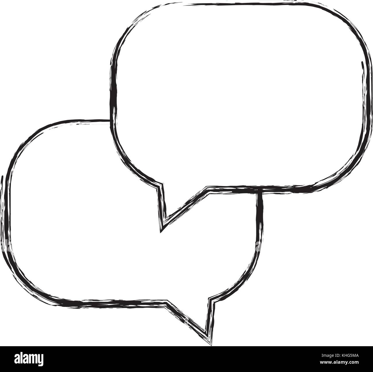 figure chat bubbles message text notes Stock Vector Image & Art - Alamy