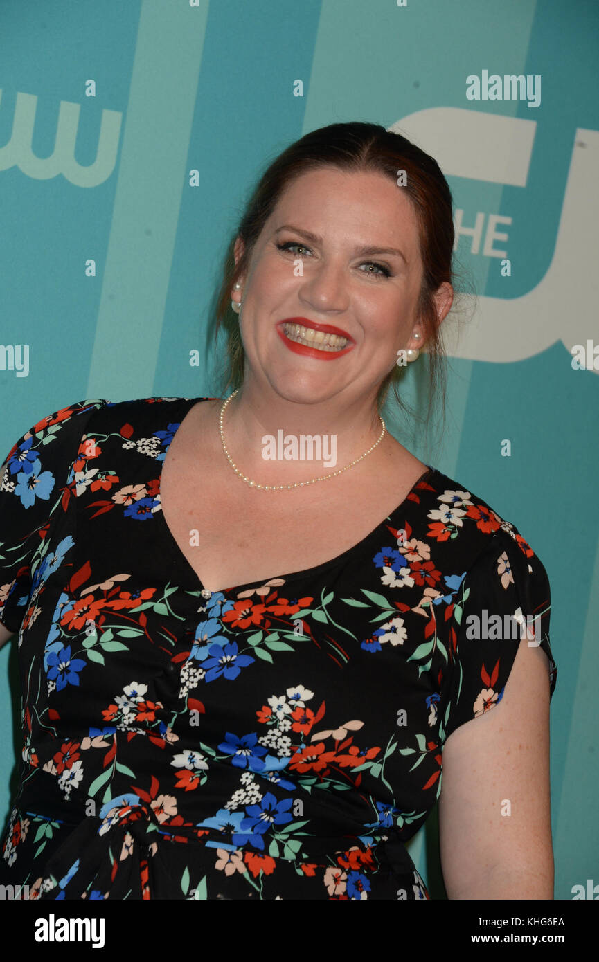 NEW YORK, NY - MAY 18: Donna Lynne Champlin attends the 2017 CW Upfront ...