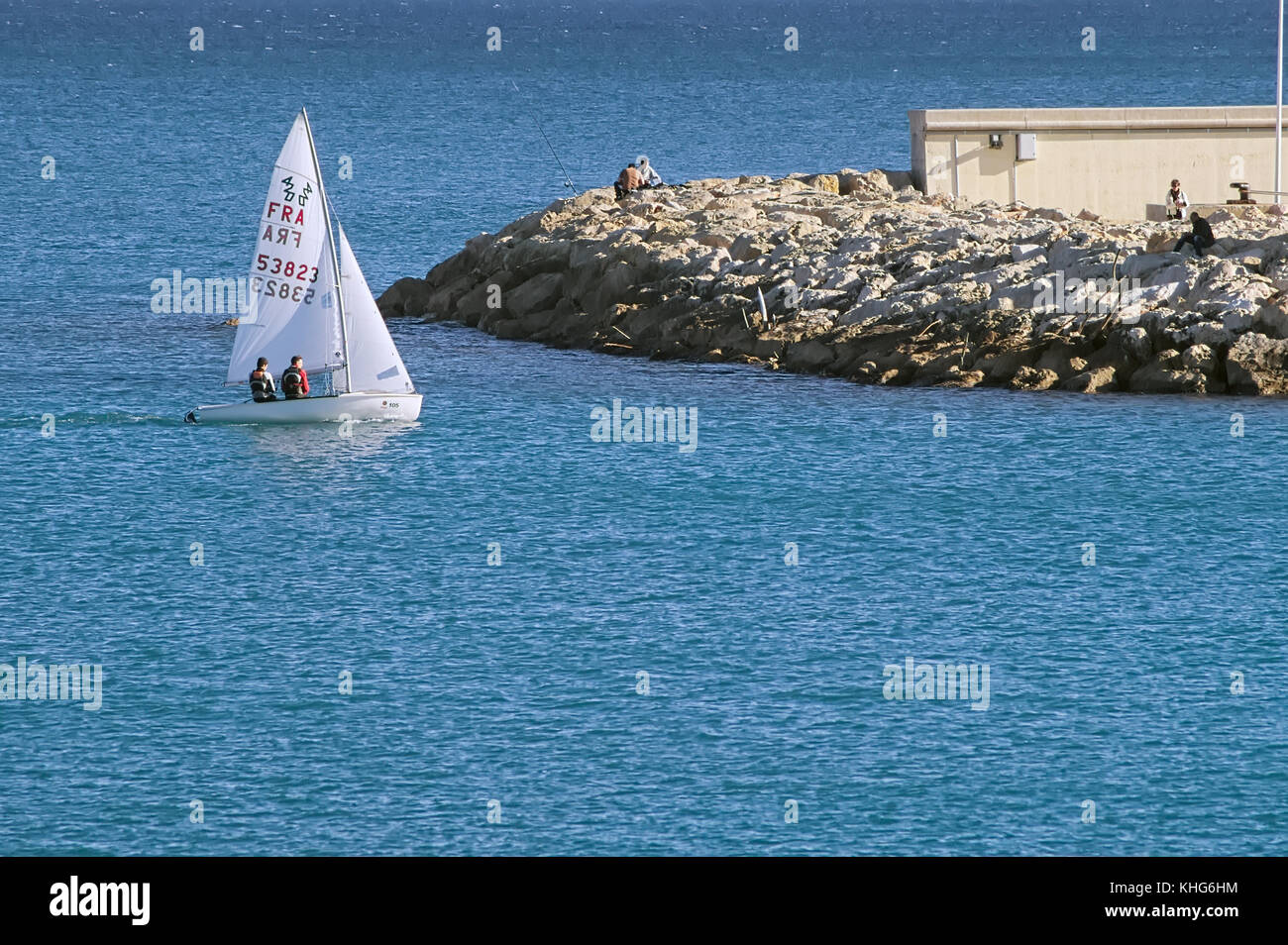 International 420 Class Dinghy High Resolution Stock Photography and ...