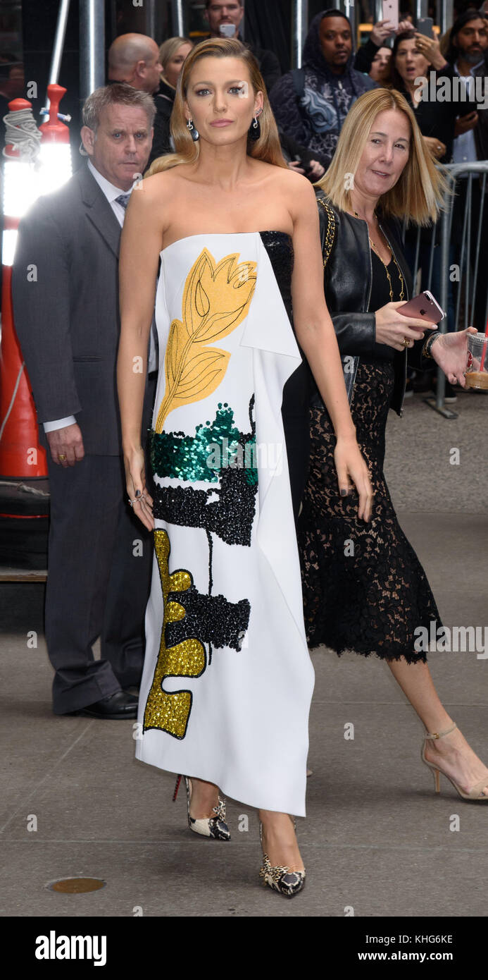 Blake Lively Departs Good Morning America Featuring: Blake Lively Where ...