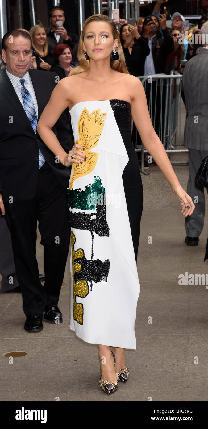 Blake Lively Departs Good Morning America Featuring: Blake Lively Where ...