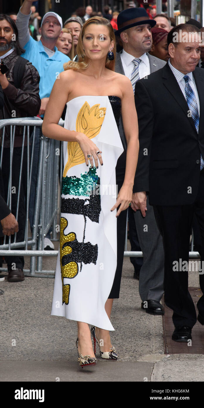 Blake Lively Departs Good Morning America Featuring: Blake Lively Where ...