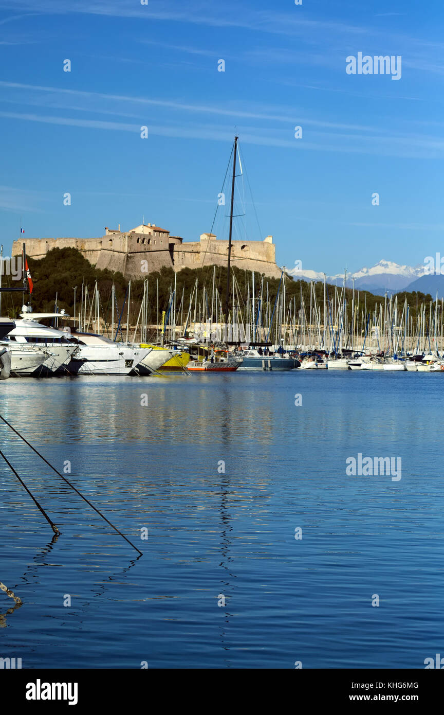 Antibes port vauban hi-res stock photography and images - Alamy