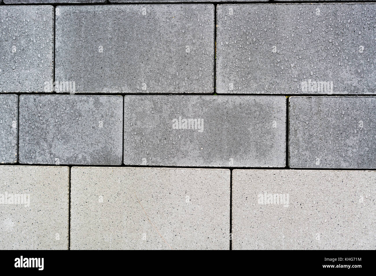 Floor slabs made of concrete as a terrace covering Stock Photo - Alamy
